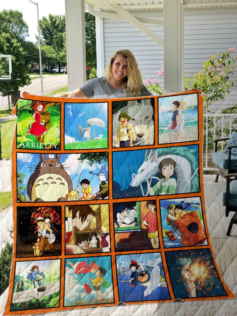 Studio Ghibli Anime Quilt Blanket