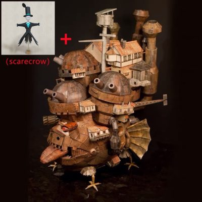 Studio Ghibli Howl's Moving Castle Papercraft Puzzle