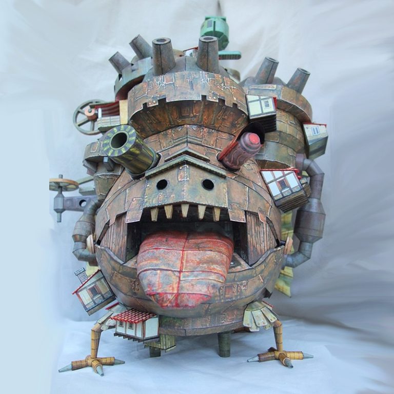Studio Ghibli Howl's Moving Castle Papercraft Puzzle